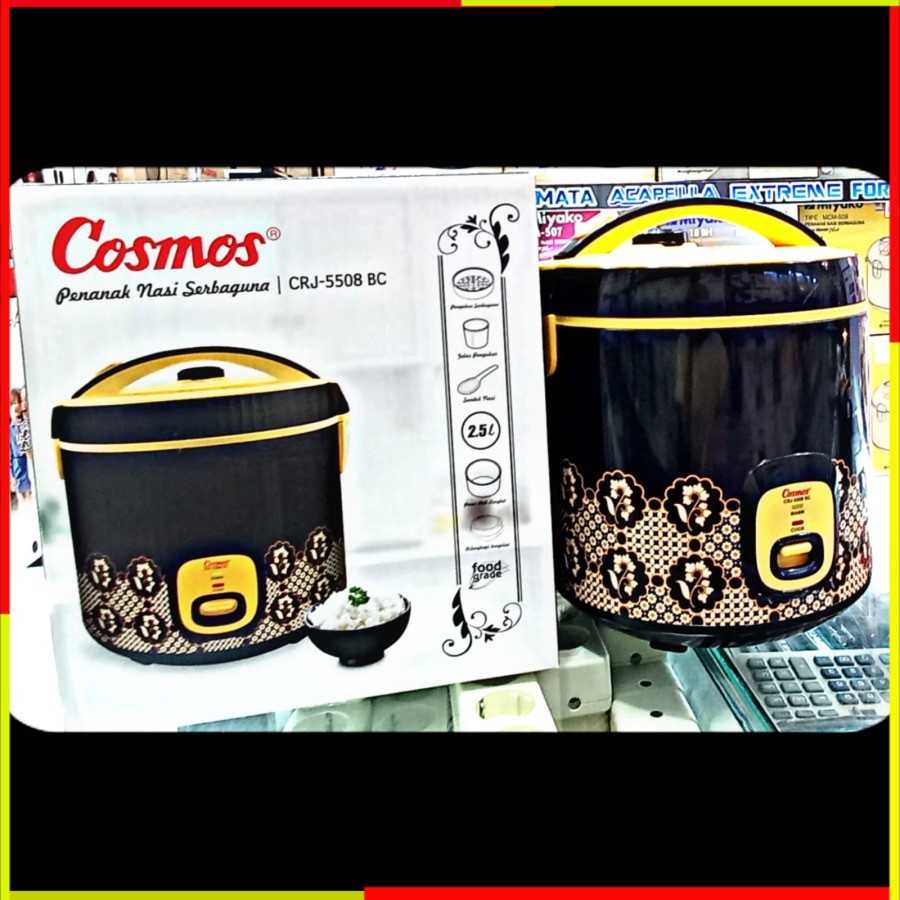 Jual RICE COOKER COSMOS 2.5 LITER PENANAK NASI CRJ5508 BATIK SERIES ...