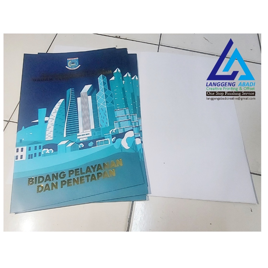 Jual CETAK MAP CUSTOM FOLDER F4 full color desain sesuai instansi ...