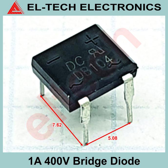 Jual DB104 Bridge Diode Jembatan Penyearah 1A 400V elt3ch Buru Order | Shopee Indonesia