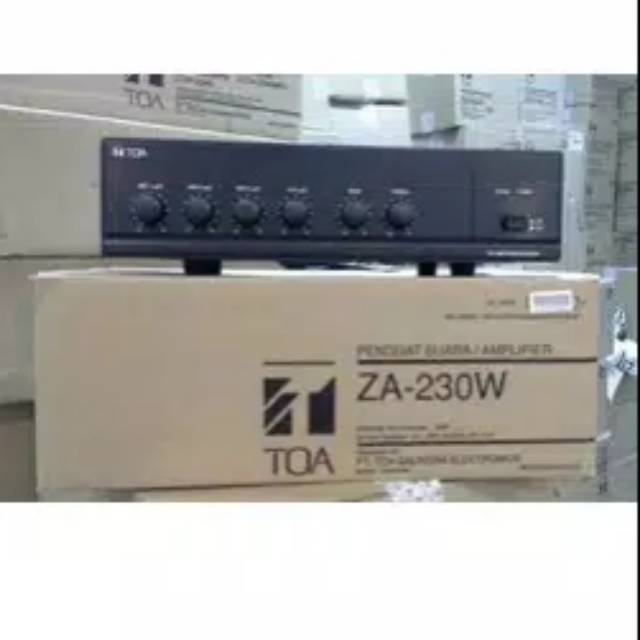 TOA ZA-230W ORIGINAL AMPLIFIER MIXER POWER 30 WATT 230W AMPLIFIER ...