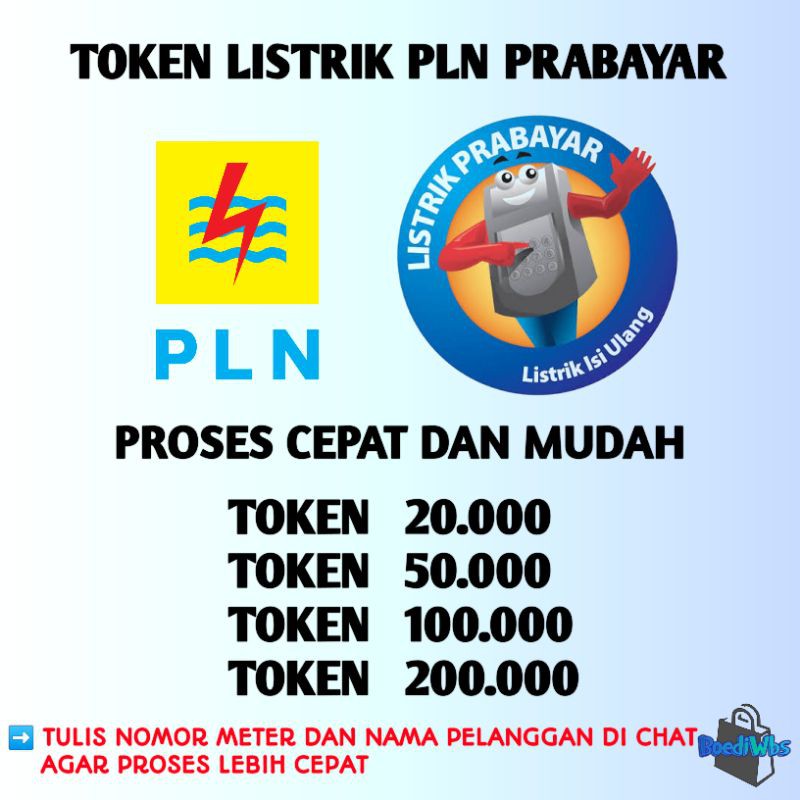 Jual Pulsa Listrik Token PLN Prabayar Murah Mudah Cepat Indonesia ...