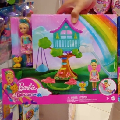 Jual Barbie Chelsea dreamtopia nurturing playset Fairy Sleepover sleep ...