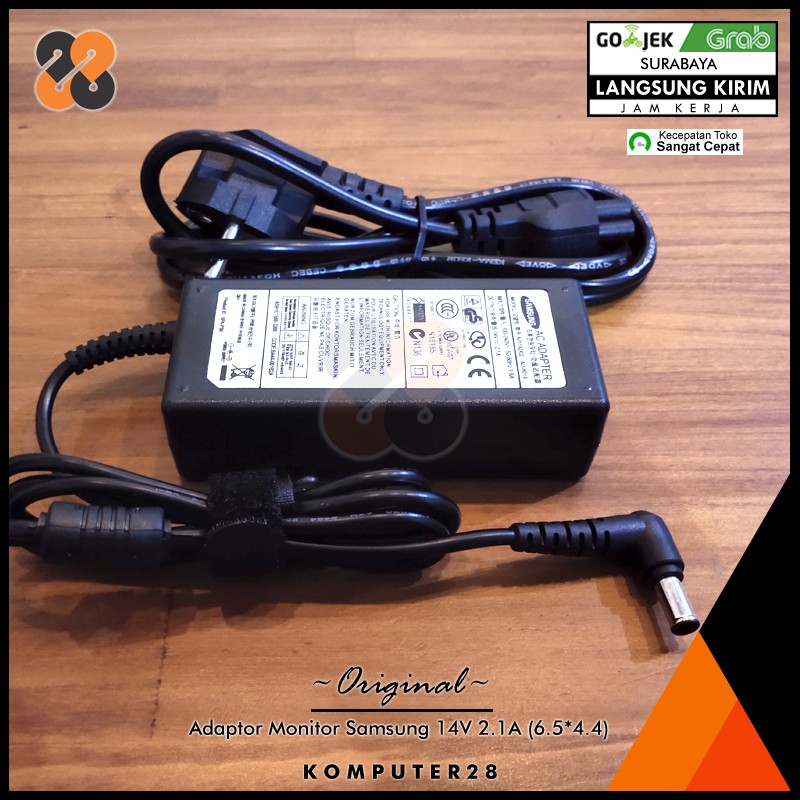 Jual Adaptor Monitor Samsung 14V 2.1A - Charger Monitor Indonesia ...
