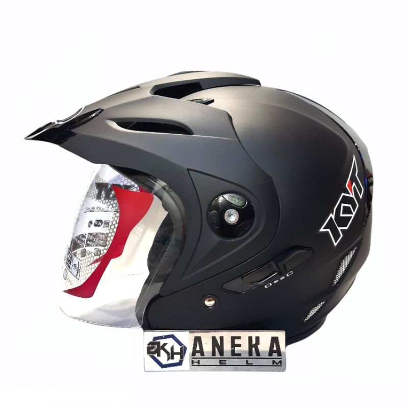 Jual HELM KYT VENOM RR BLACK DOFF | Shopee Indonesia