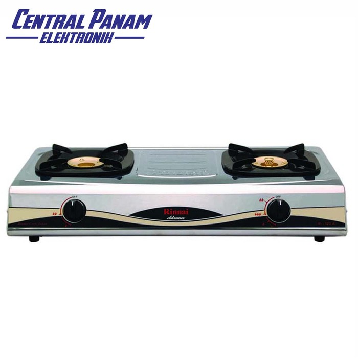 Jual Rinnai Kompor Gas 2 Tungku RI-522A Central Panam Elektronik ...