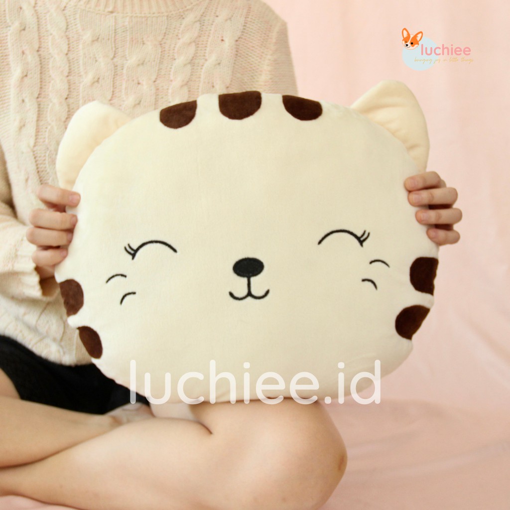 Jual BONEKA BANTAL KUCING SMILE CAT PLUSH KOREA LUCU/ MAINAN ANAK DAN ...
