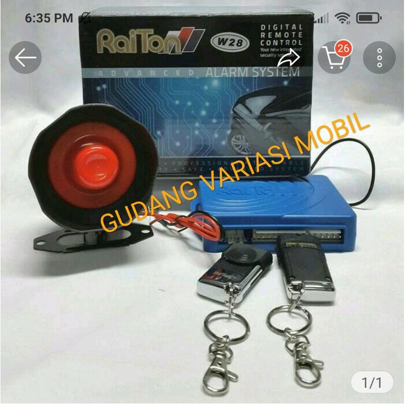 Jual ALARM MOBIL REMOT SLEDING SLIDING SUZUKI MITSUBISHI RAITON ...