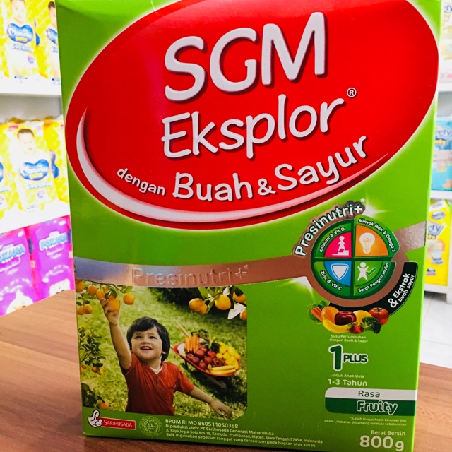 Jual SGM eksplor 1 plus buah dan sayur 800gr | Shopee Indonesia