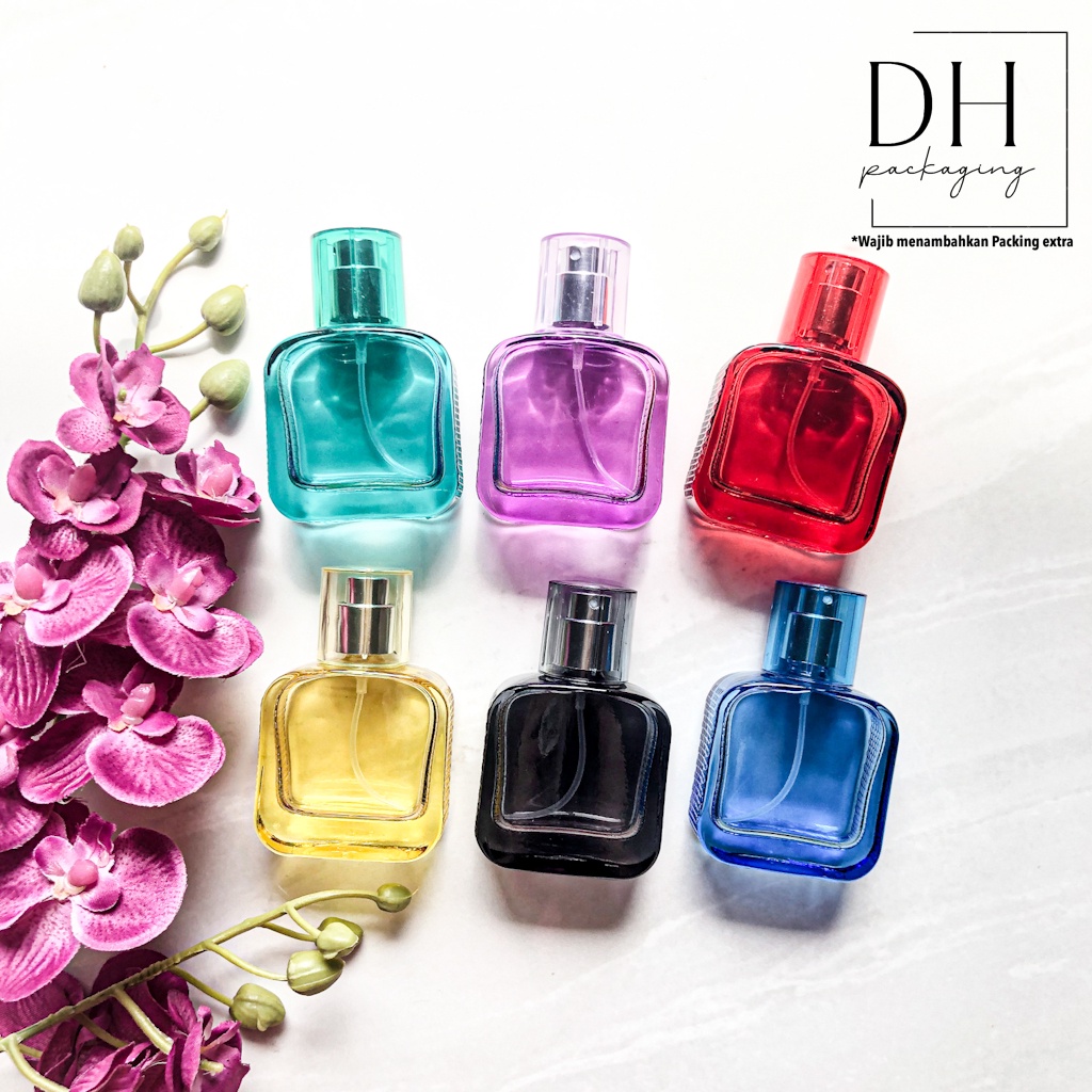 Jual Botol Parfum Kosong 30ml Square Warna Botol Import Perfume Minyak ...