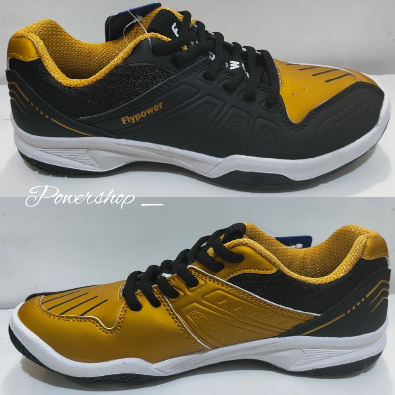 Jual sepatu flypower kalasan 4 neo gold /sepatu badminton | Shopee ...