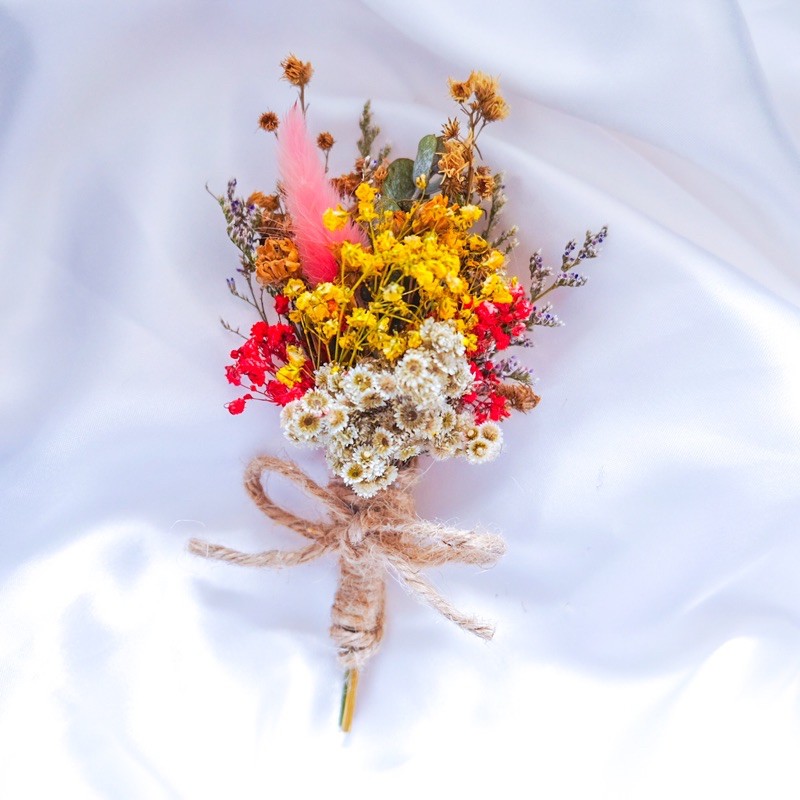 Jual BUKET BUNGA KERING RUSTIC DRIED FLOWER BOUQUET ONLY (22 cm ...