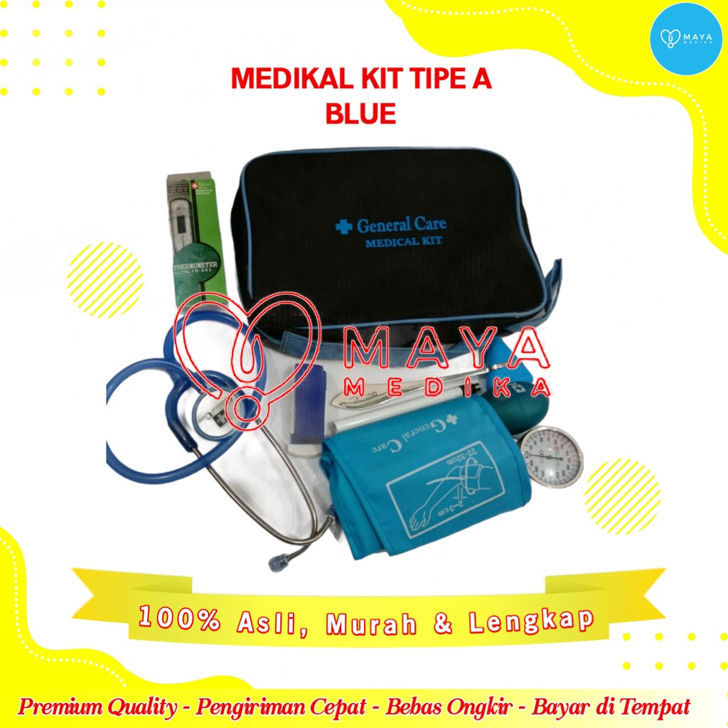 Jual Medikal Kit Tipe A General Care Blue | Shopee Indonesia