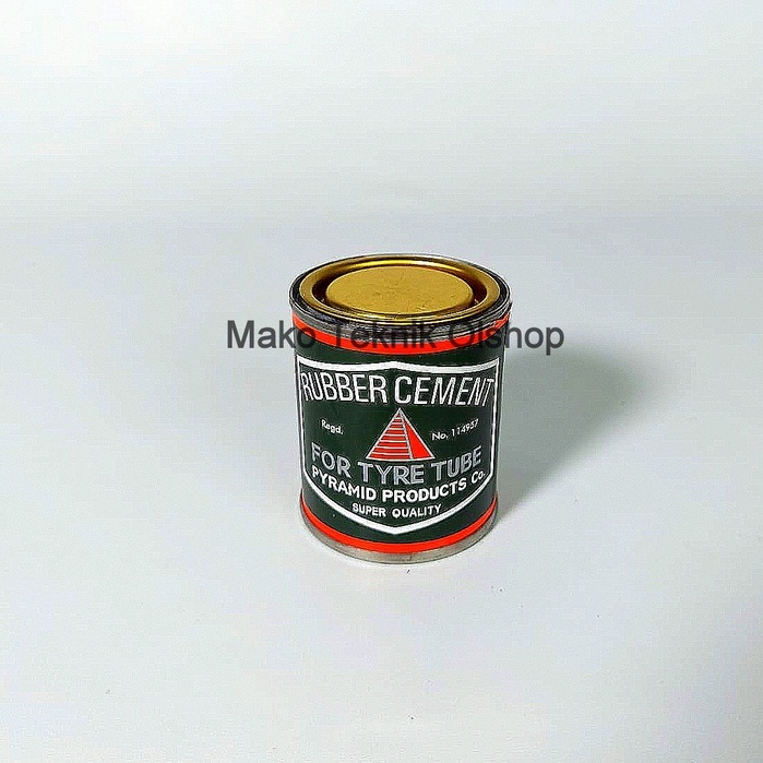 Jual Rubber Cement Lem Tambal Ban Dalam Sepeda dan Motor Pyramid KALENG ...
