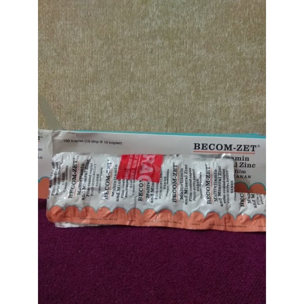 Jual Becom Zet Kaplet (harga per kaplet) | Shopee Indonesia