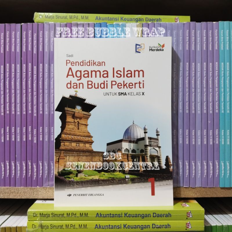 Jual Buku Agama Islam Kelas 1/X 10 SMA Erlangga Kurikulum Merdeka ...