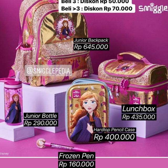Jual Smiggle Anna Elsa Series | Shopee Indonesia