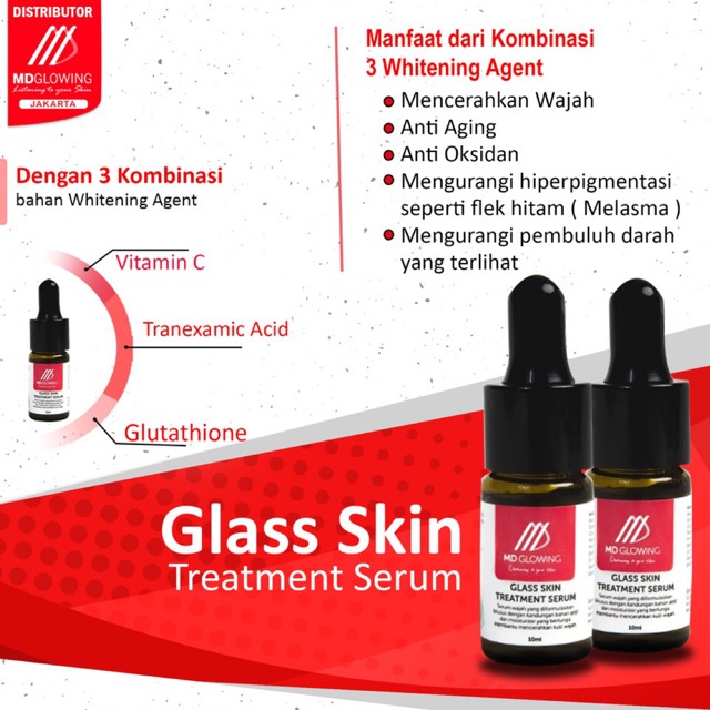 Jual Glass Skin Treatment Serum by MD Glowing MDGlowing Skin Original ...