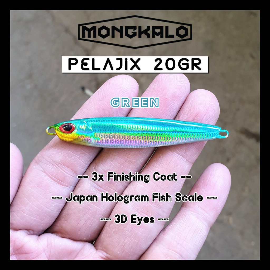 Jual MONGKALO PELAJIX 20 Gram Metal Jig 20 gram 20 gr 20gr 20g Micro Jig 20 Gram Umpan Metal Jig ...