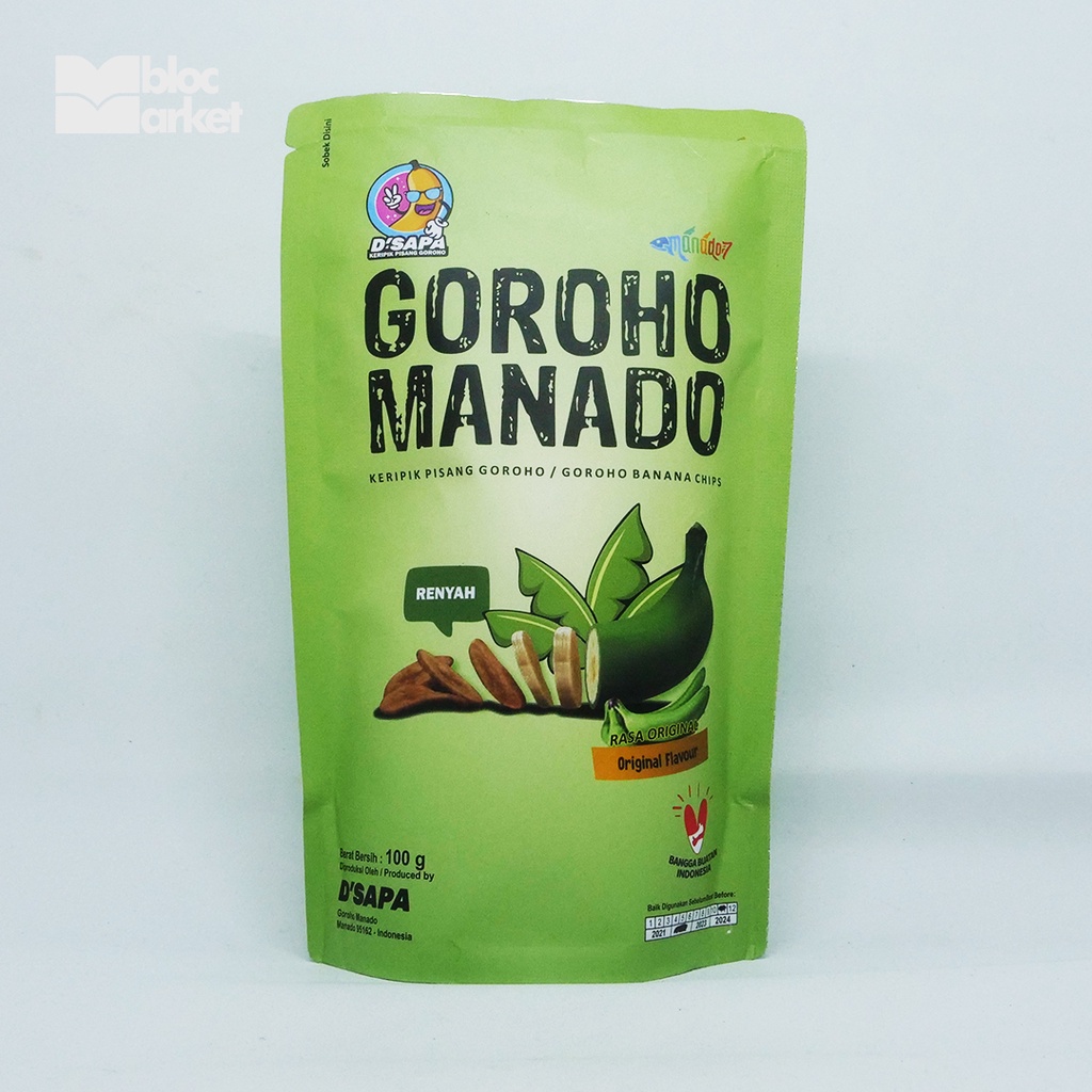 Jual GOROHO MANADO SNACK PISANG ORIGINAL | KERIPIK PISANG Indonesia ...