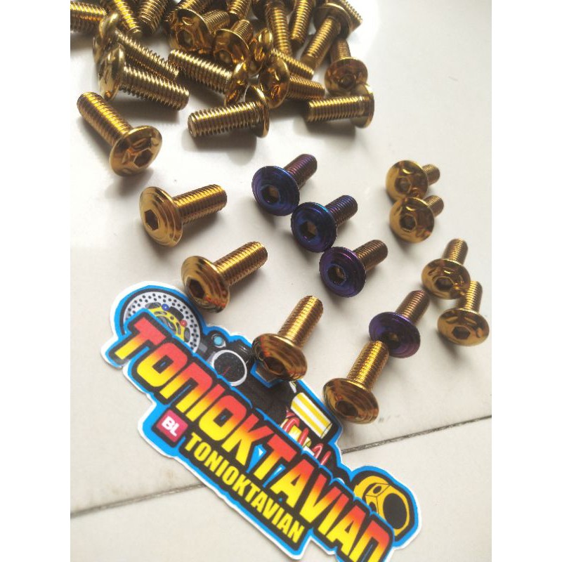 Jual Baut piringan motor baut probolt disc baut cakram motor | Shopee Indonesia