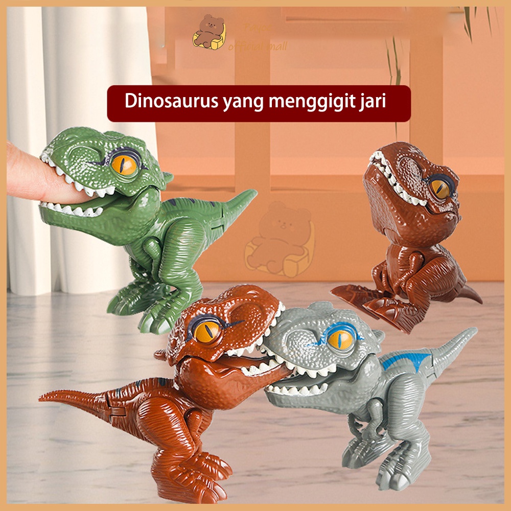 Jual Payoe Mainan Dinosaurus Gigit Jari Dino Infested Figure Biting ...