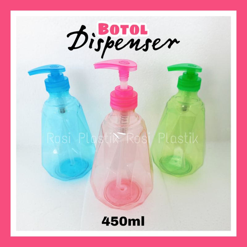 Jual Botol Dispenser Sabun 450 ml / Botol Sabun Cair / Botol Sabun Cuci ...