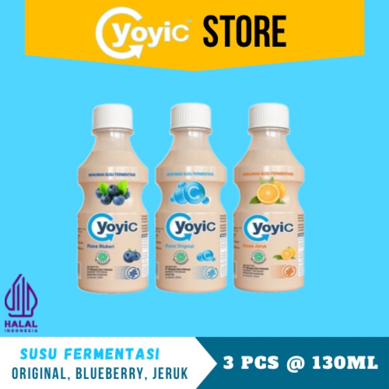 Jual Yoyic 3 Botol Minuman Susu Fermentasi 130ml | Shopee Indonesia