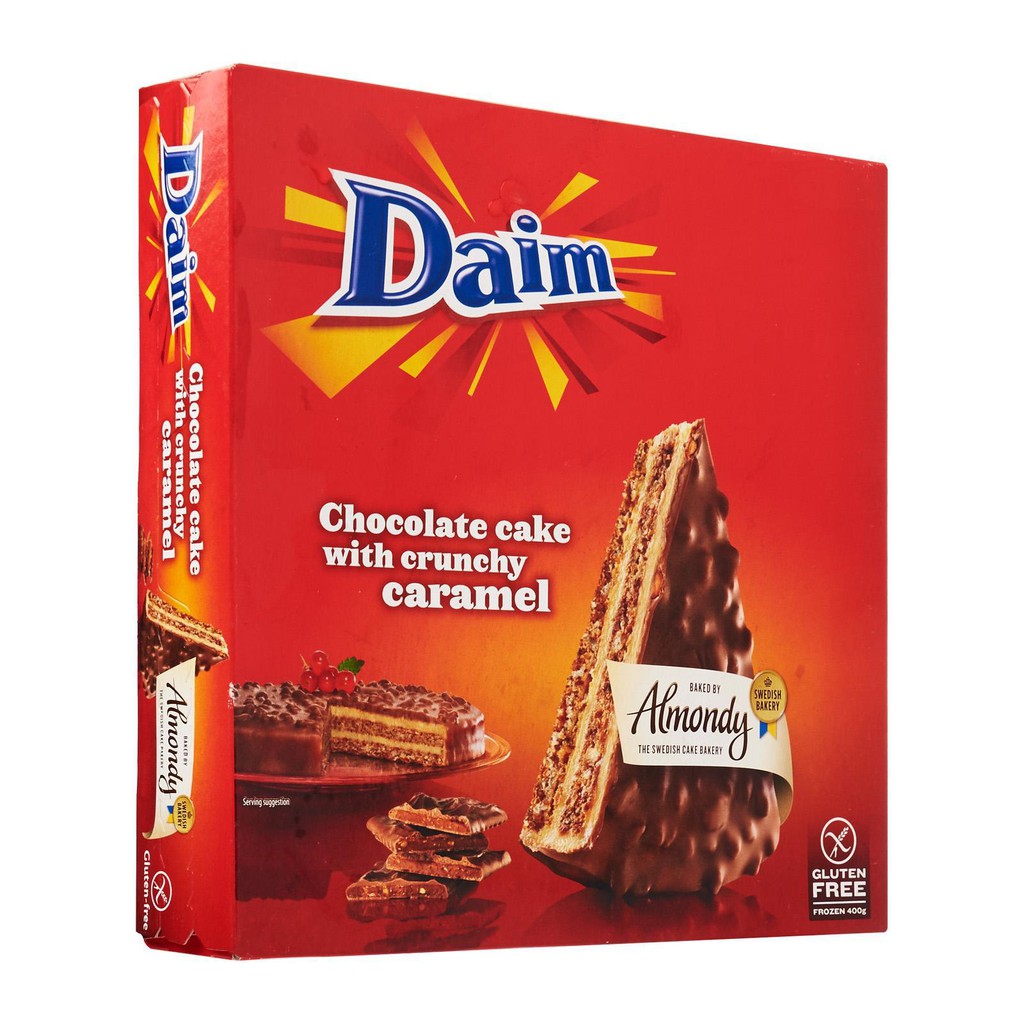 Jual DAIM Chocolate cake with crunchy caramel | Shopee Indonesia