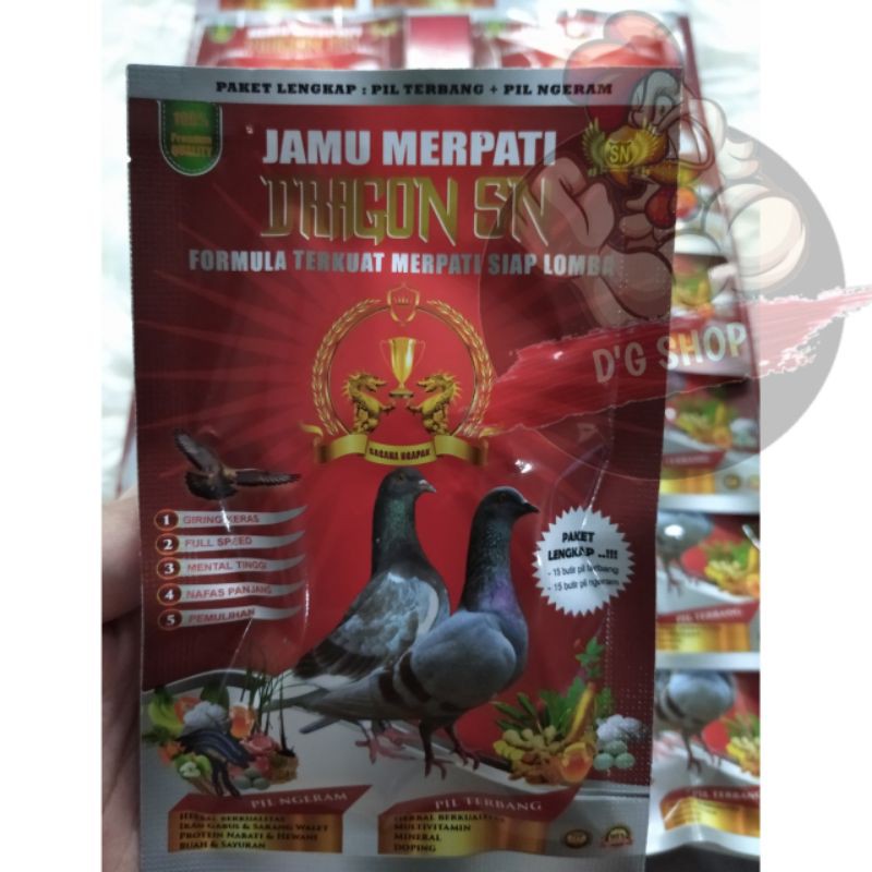 Jual Obat Jamu Ayam Jago Aduan MERPATI SN (1 SACHET ISI 15 BUTIR PIL ...