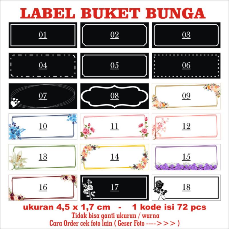 Jual STIKER LABEL BUKET isi 2SET STIKER LABEL NAMA | Shopee Indonesia
