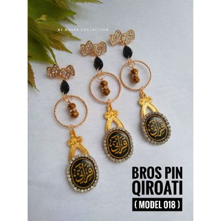 Jual BROS PIN QIROATI MODEL 018/BROS JILBAB LOGO CUSTOM | Shopee Indonesia