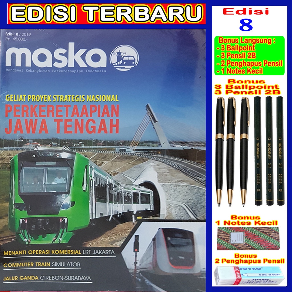 Jual Majalah Maska Kereta Api VOL. 8 - Majalah Pehobby Kereta Api - Original | Shopee Indonesia