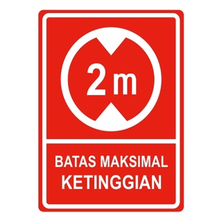 Jual Rambu - rambu Lalu Lintas Batas Maksimal Ketinggian | Shopee Indonesia
