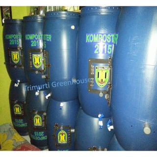 Jual TONG KOMPOSTER 120 Liter Berpintu + Rak Penyangga | Alat Pengolah ...