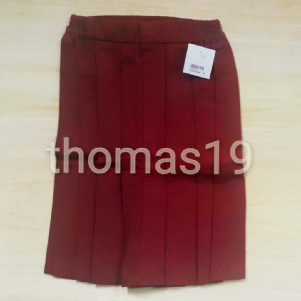 Rok Pendek Merah SD Seragam Sekolah | Shopee Indonesia