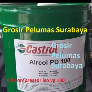 Jual oli Castrol Aircool Aircol CM MR PD iso vg 46 / 68 / 100 pail ...