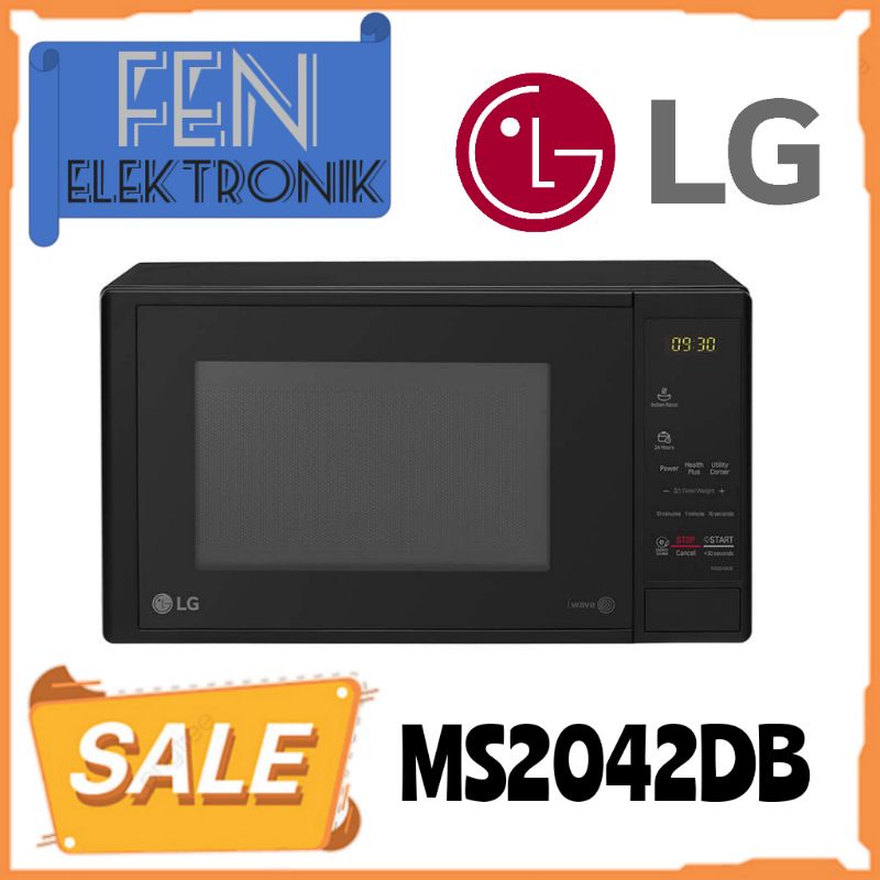 Jual LG MICROWAVE OVEN 20L MS2042DB microwave lg low watt MS2042DB hitam | Shopee Indonesia