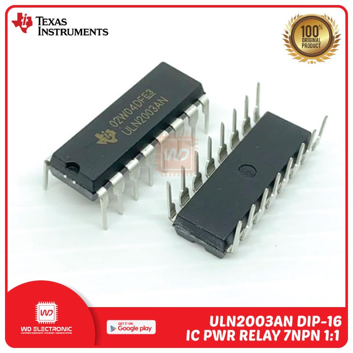 Jual ULN2003 ULN2003AN ORIGINAL IC POWER RELAY Indonesia|Shopee Indonesia