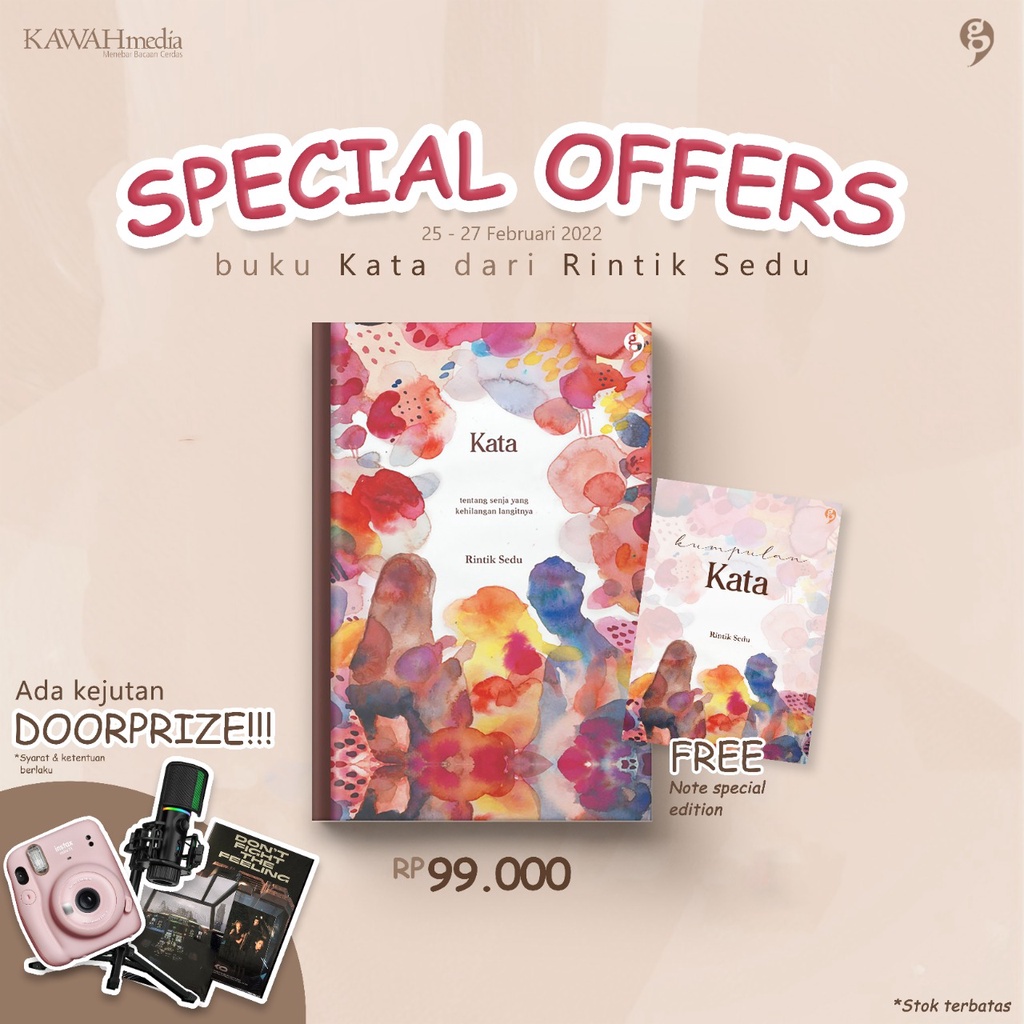 Jual NOVEL KATA / RINTIK SEDU / GAGASMEDIA | Shopee Indonesia