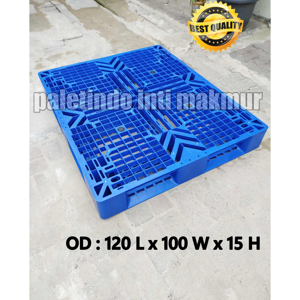 Jual Palet Plastik Berlubang 120 x 100 x 15 Cm - 4 Ways Handling ...