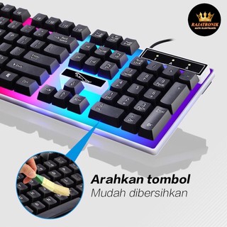 Jual PAKET KEYBOARD GAMING RGB DAN MOUSE GAMING RGB WARNA HITAM DAN ...