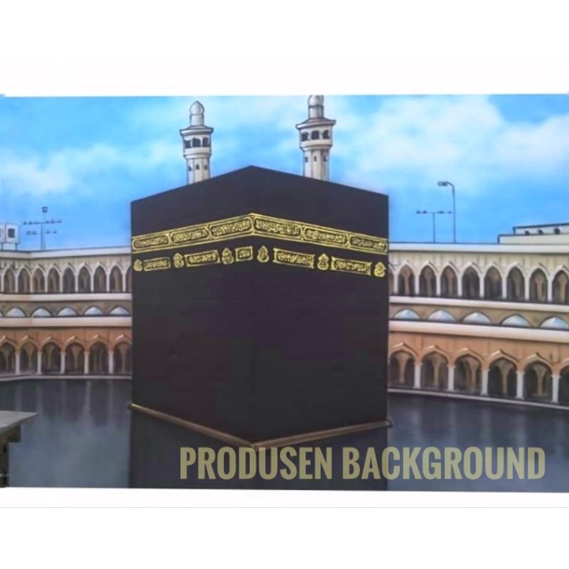 Jual Kain Background Manasik Haji Kabah 3x2,5m | Shopee Indonesia