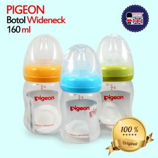 Jual baby bottle pigeon wide neck pigeon 160ml isi 3 botol dot susu bayi | Shopee Indonesia