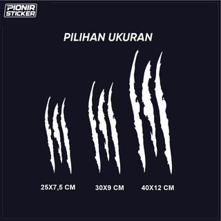 Jual Stiker Cakar Mobil Cutting Sticker Bekas Cakaran Lampu Car ...