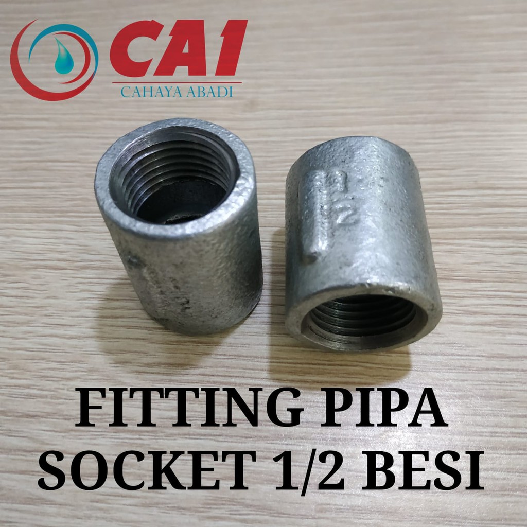 SOCKET BESI 1/2 INCH - SAMBUNGAN PIPA BESI GALVANIS - GALUNGGUNG ...