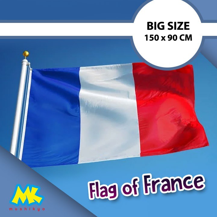 Jual Bendera Nasional Perancis / France Flag / backdrop Prancis ...