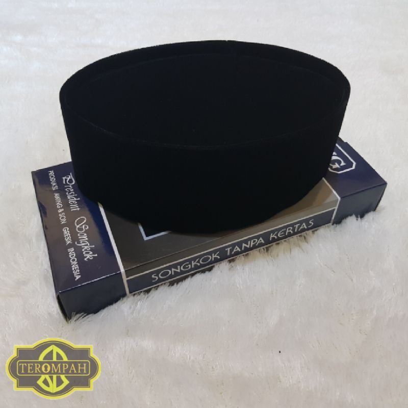 Jual Songkok HITAM Merk AWING President (Non Ac) Original 100% | Shopee ...