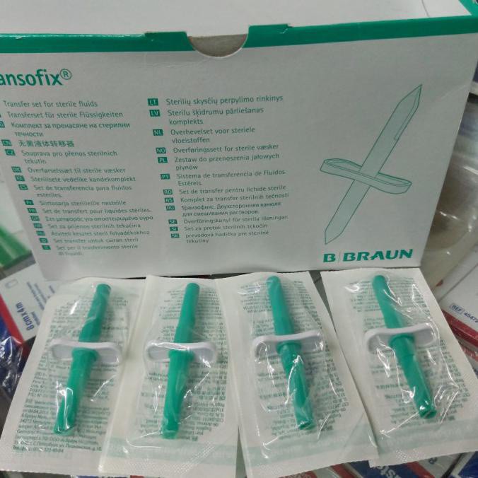 Jual TRANSOFIX BBRAUN ALAT TUSUK NACL PENYAMBUNG PLABOT PEMBOLONG INFUS ...
