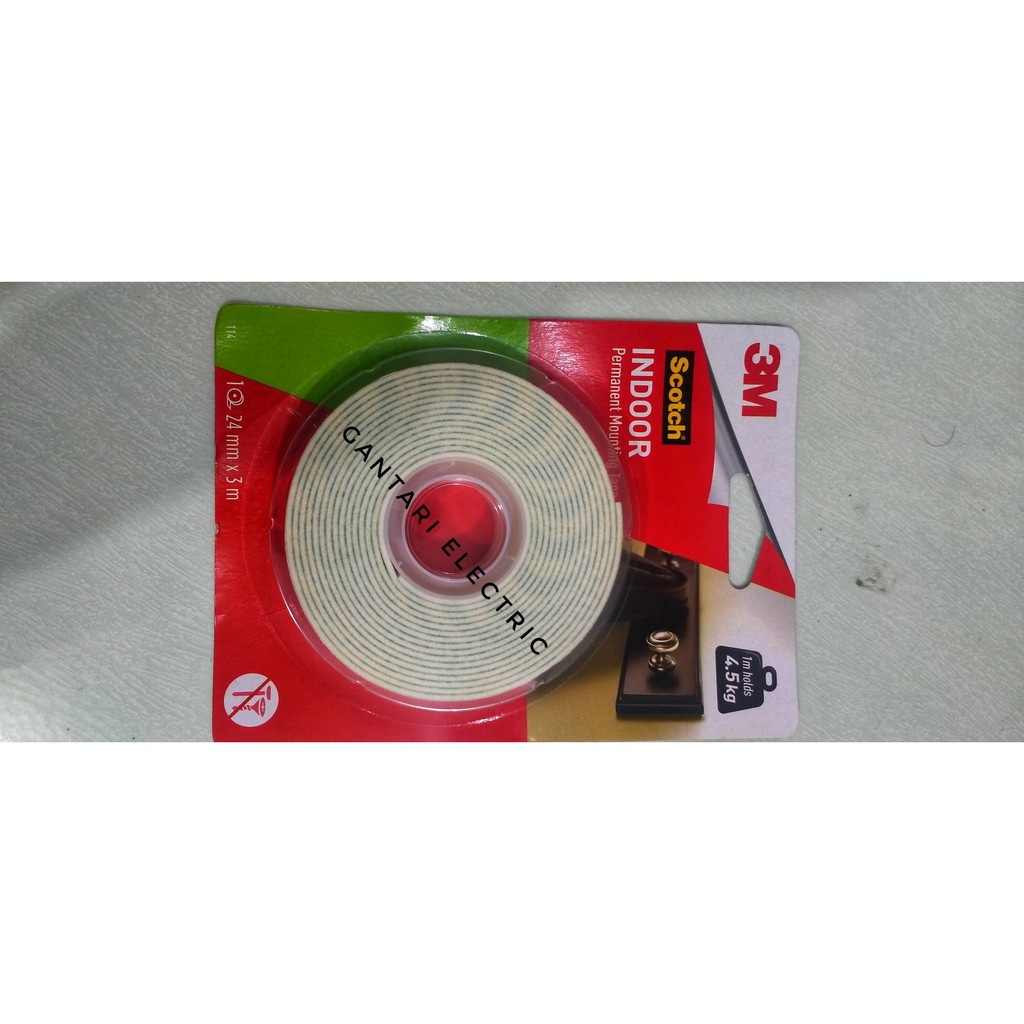 Jual Solatip Dinding (Mounting Foam Tape) Daya Rekat Tinggi Scotch 3M ...