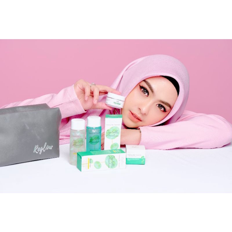 Jual Paket skincare Reglow dr. Sindy glowing treatment/wajah bersih ...